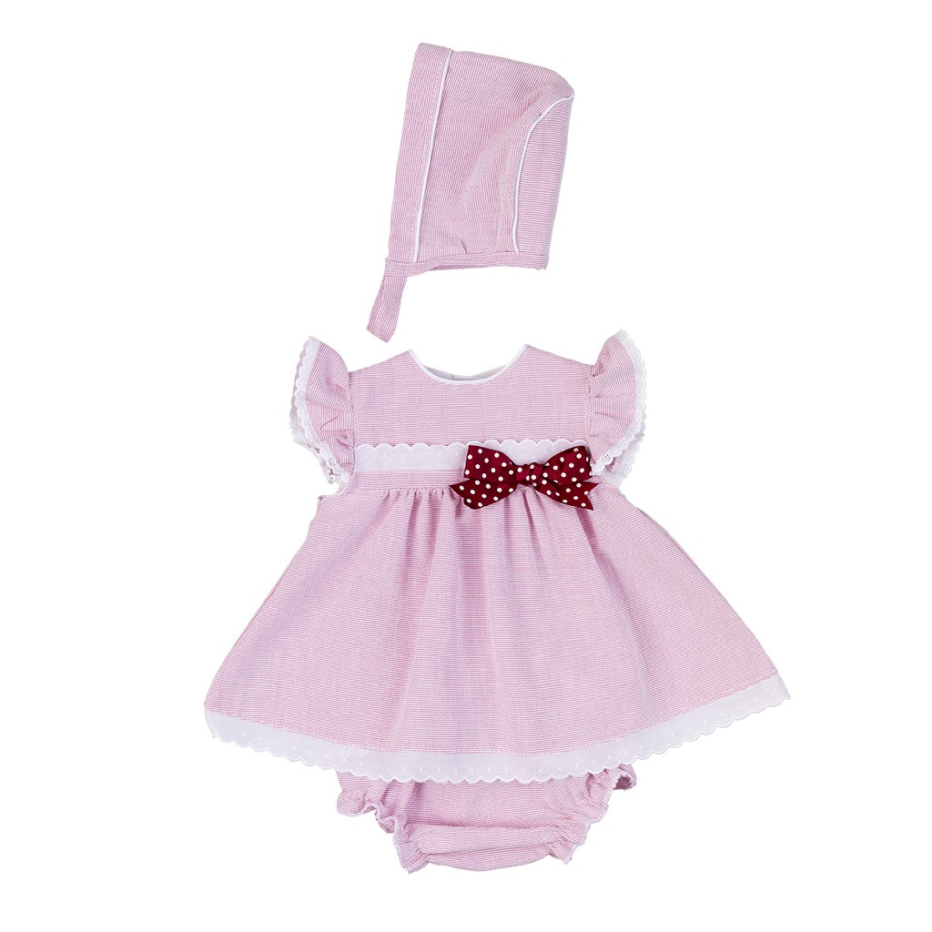 Vestido bebé con lacitos Baby Ferr