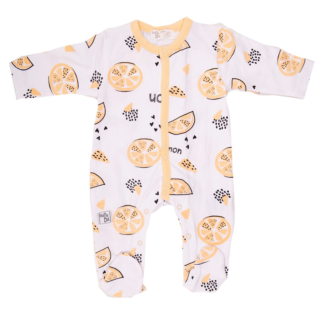 Pelele bebé apertura delantera Lemon Baby Bol