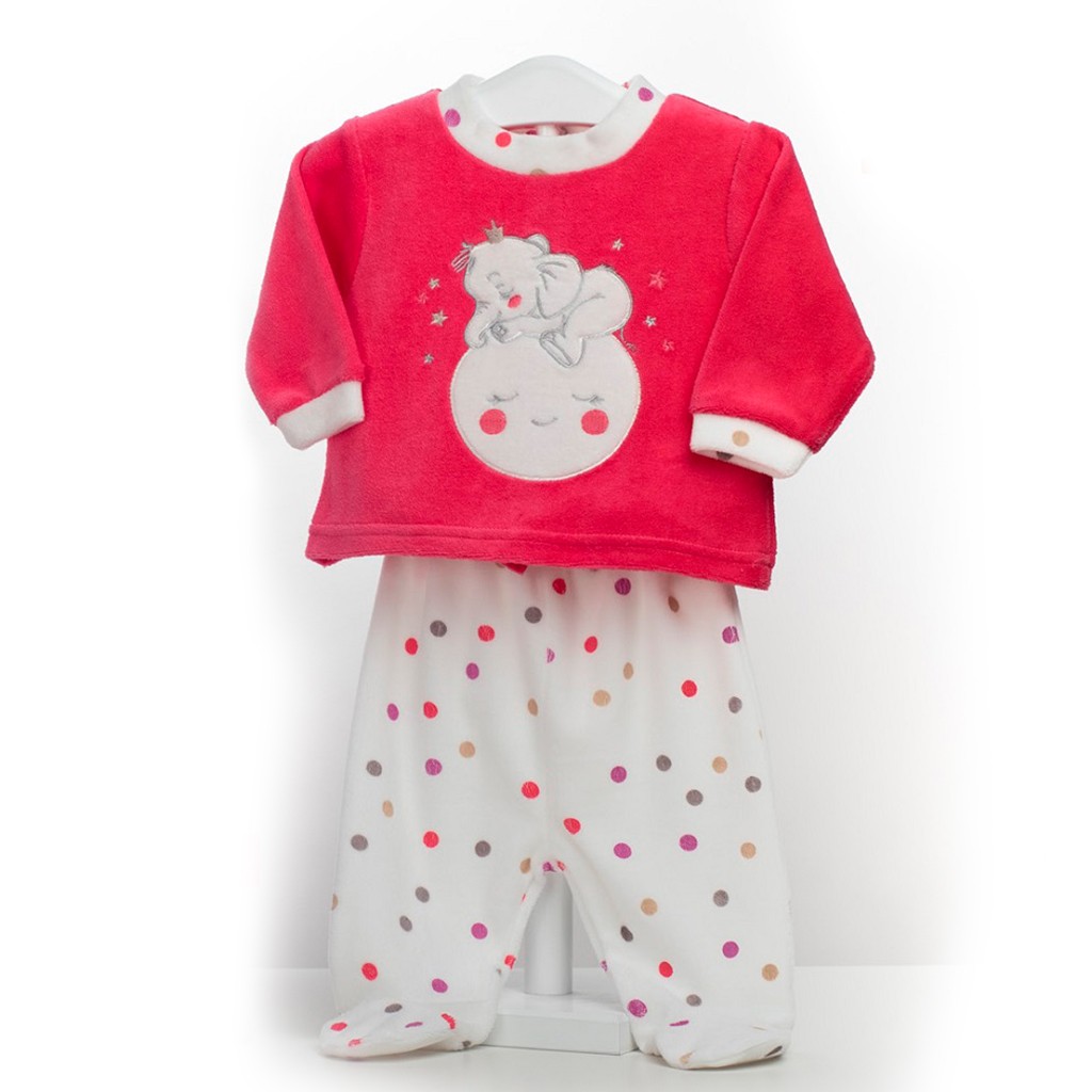 PIJAMA DE BEBE CON CAMISETA Y POLAINA Kinanit
