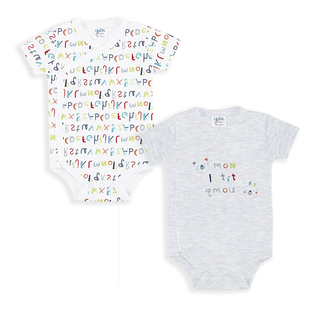 Body manga corta abierto pack 2 Yatsi