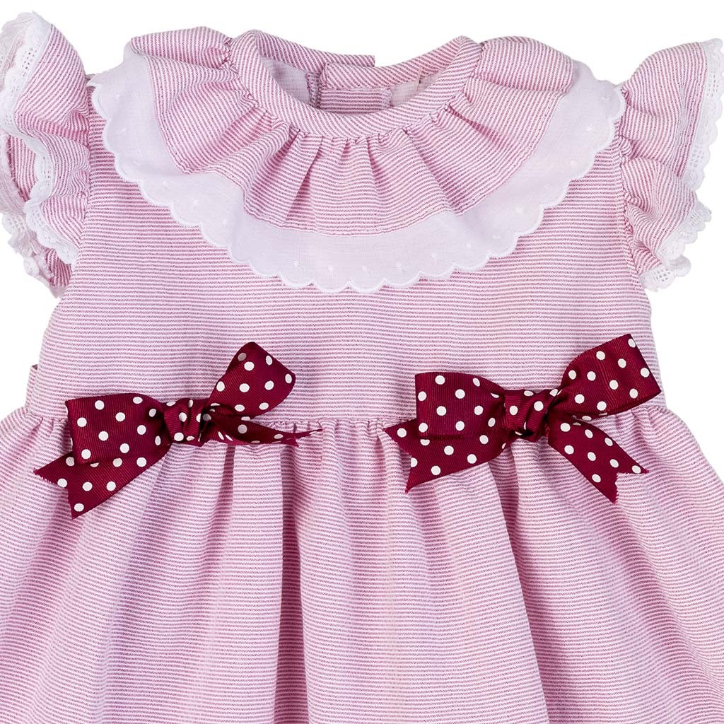 Vestido bebé con lacitos Baby Ferr