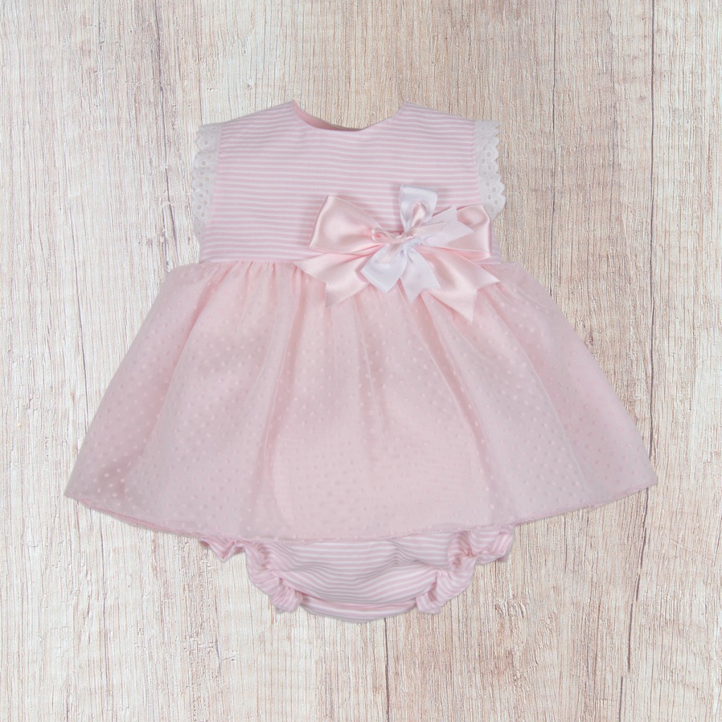 Vestido de bebé con cubrepañal Baby Ferr