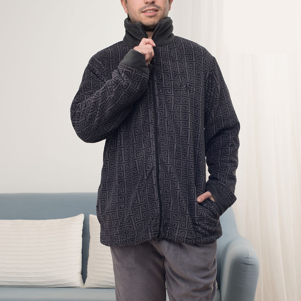 Bata corta hombre cremallera Kinanit